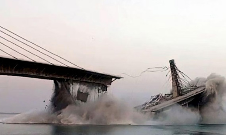 Bihar bridge collapse: Body of the missing security guard found after ...