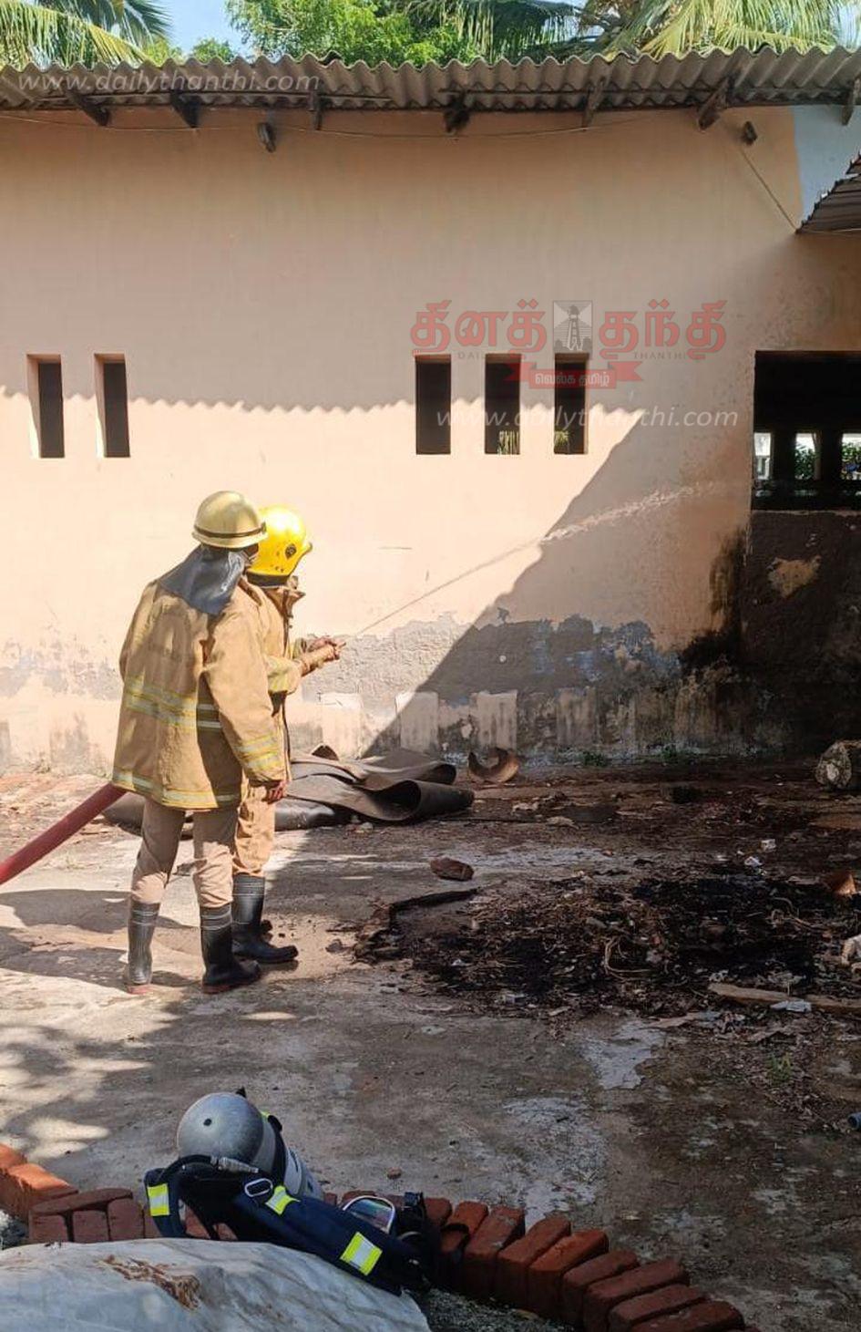 There is a commotion due to the release of toxic gas from an ice ...