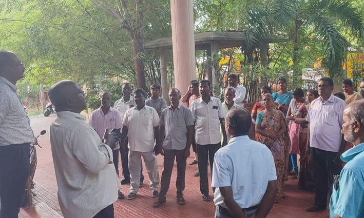 Demonstration by Rural Development Officers Association ...