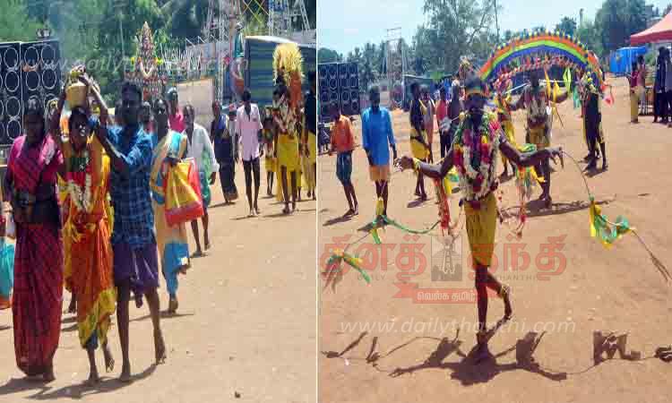Palkudam, Alakuthi devotees are fine | பால்குடம், அலகுகுத்தி பக்தர்கள் ...