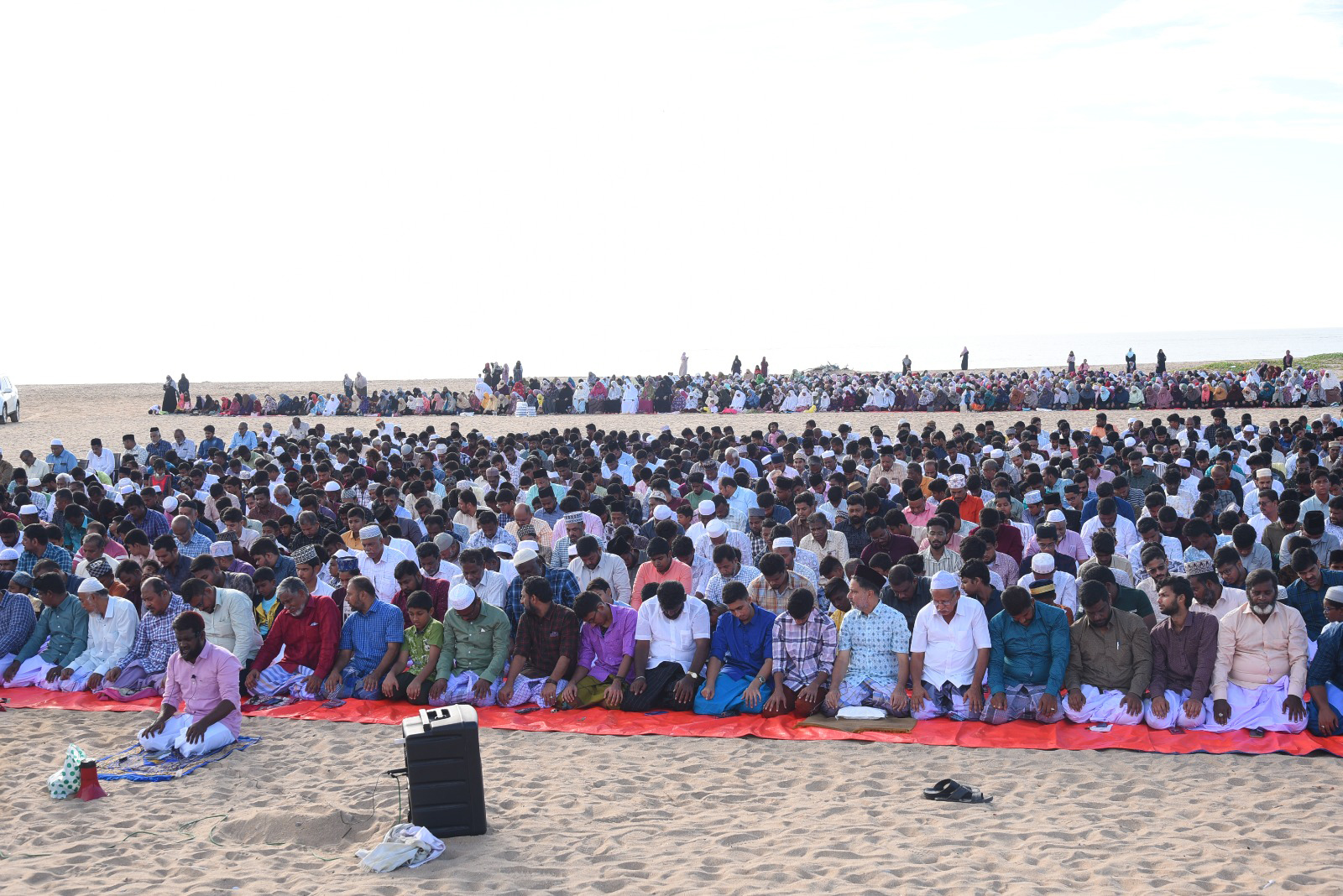 Kayalpatnam beach Bakrit festival special prayer | காயல்பட்டினம் ...