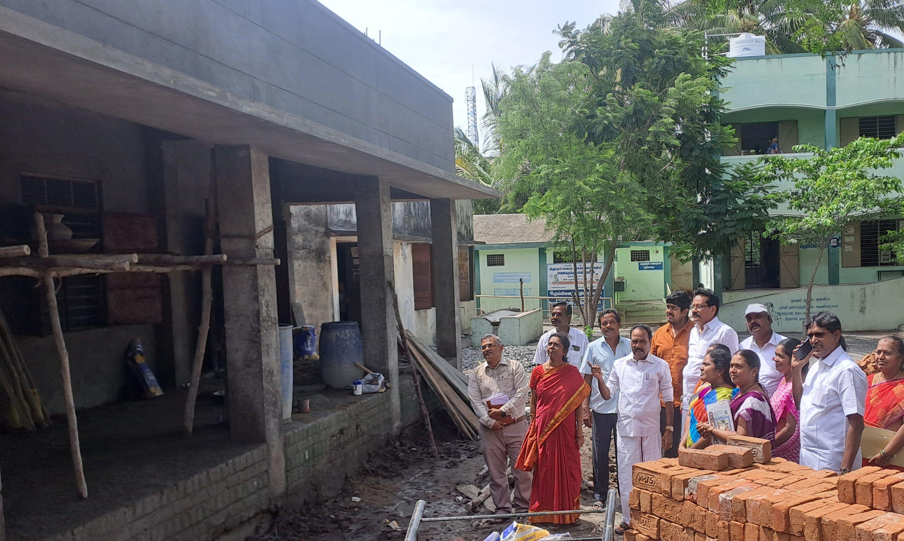 Construction of Government School Building | விக்கிரவாண்டியில்ரூ.28 ...
