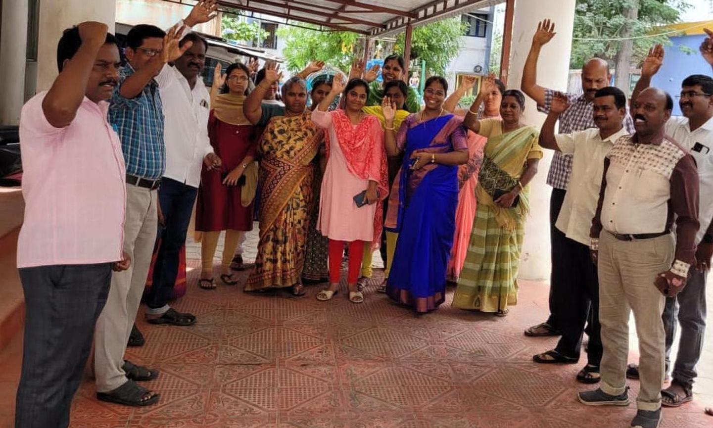 Demonstration by Rural Development Officers | ஊரக வளர்ச்சி அலுவலர்கள் ...