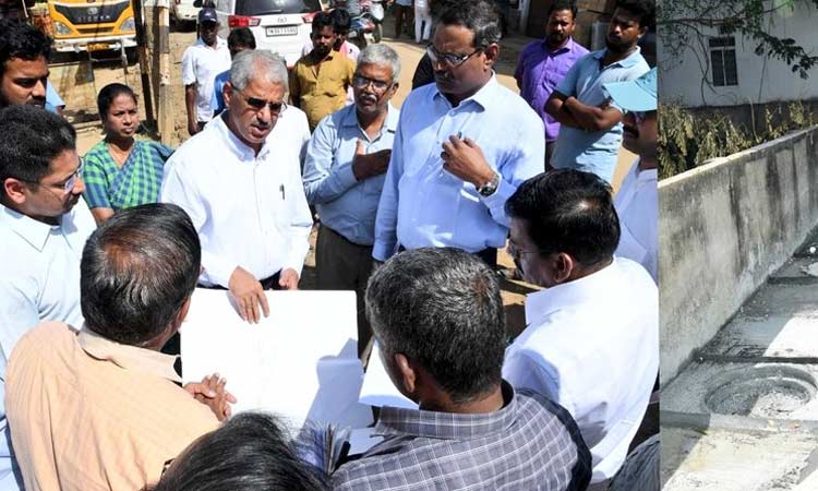 Chief Secretary inspects stormwater drains, laying of sewerage lines in ...