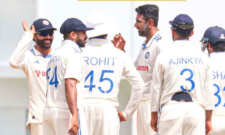 First Test: West Indies in Ashwin's whirlwind..! Was bowled out for 150 ...