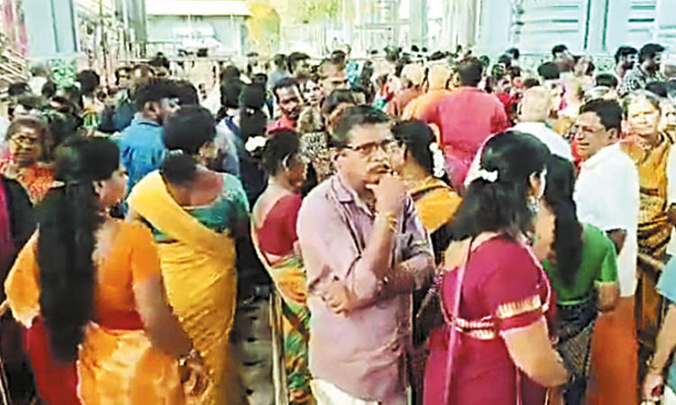 On the occasion of the birth of Adi month, a large number of devotees ...