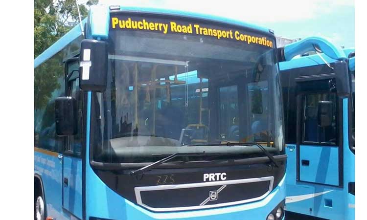 PRTC from Puducherry to Nagercoil. The bus is running again ...