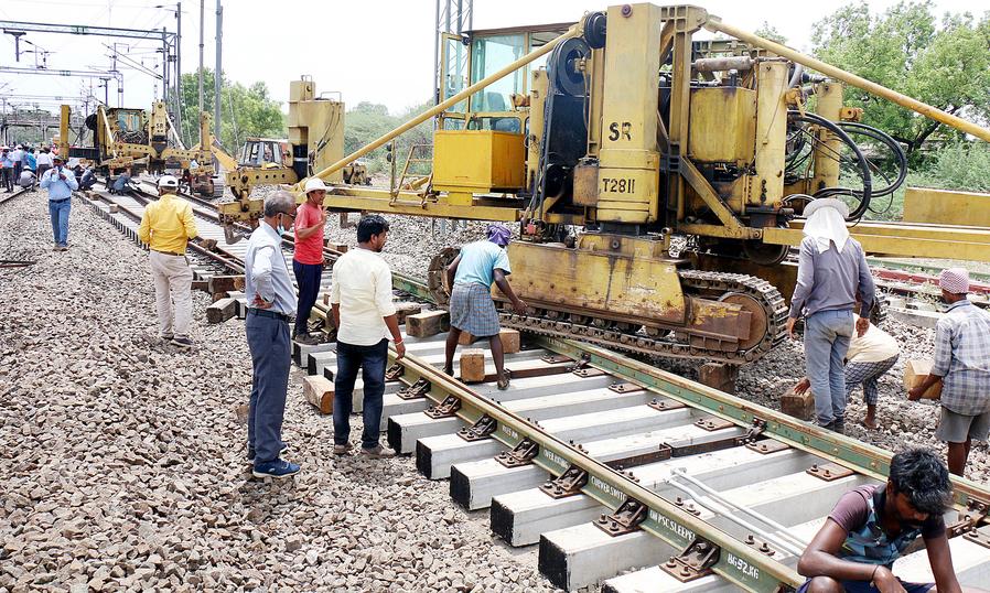 Trains partially canceled due to track maintenance work | தண்டவாள ...