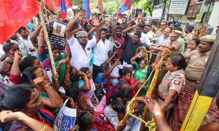 Condemning the Manipur incident Struggle in many places | மணிப்பூர் ...