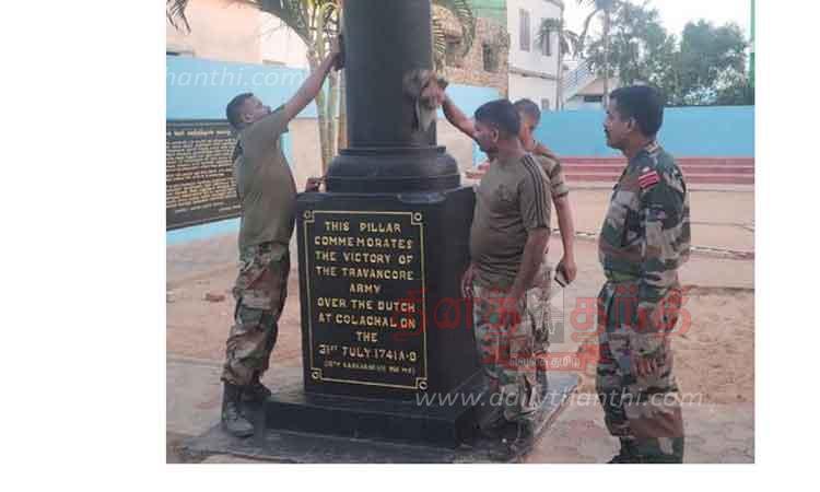A heroic salute today at the Battle Victory Pillar | போர் வெற்றி தூணில் ...