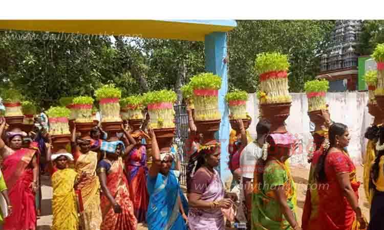 Mulaipari procession at Chelliyamman temple festival | செல்லியம்மன் ...