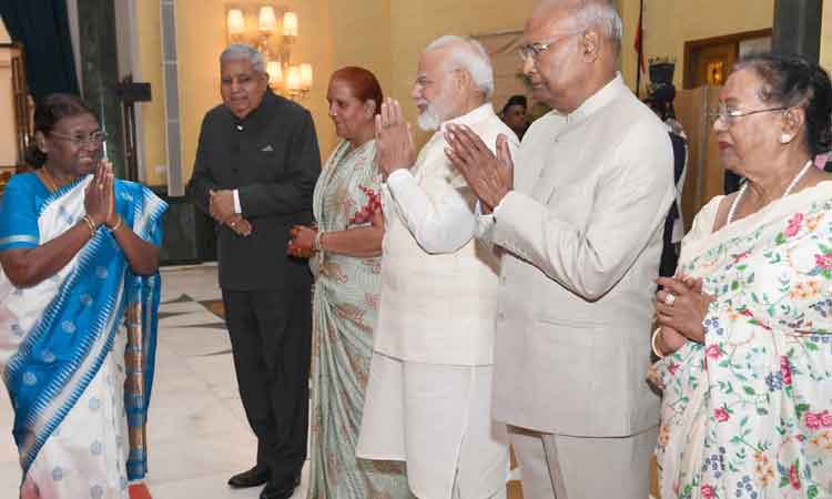 President's Independence Day tea party.. Prime Minister Modi attended ...