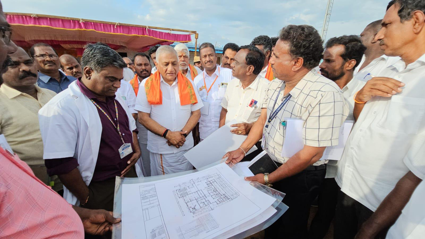 24 Crores worth of construction works under construction | ரூ.24 கோடி ...