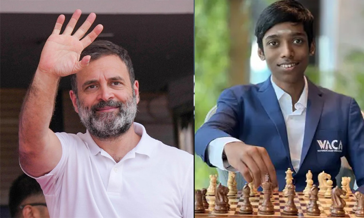 Chess World Cup: Rahul Gandhi congratulates Pragnananda for ...