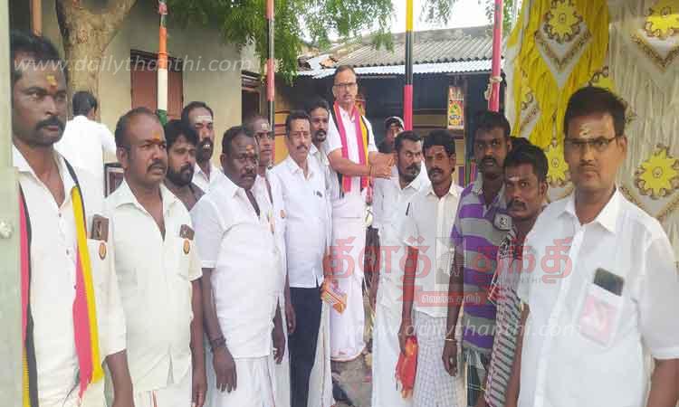DMDK. Flag hoisting ceremony | தே.மு.தி.க. கொடியேற்று விழா