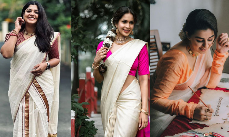 Heroines who colored the Onam festival | ஓணம் பண்டிகையை வண்ணமயமாக்கிய ...