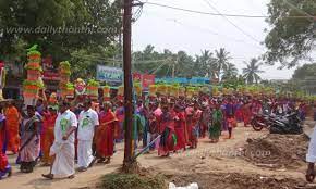 Mulaipari procession | முளைப்பாரி ஊர்வலம்
