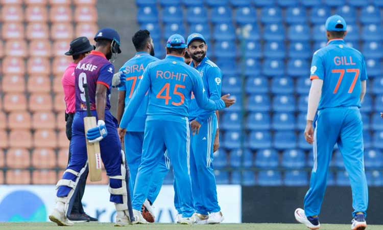 India vs Nepal Live Score, Asia Cup 2023: Play resumes after rain break ...