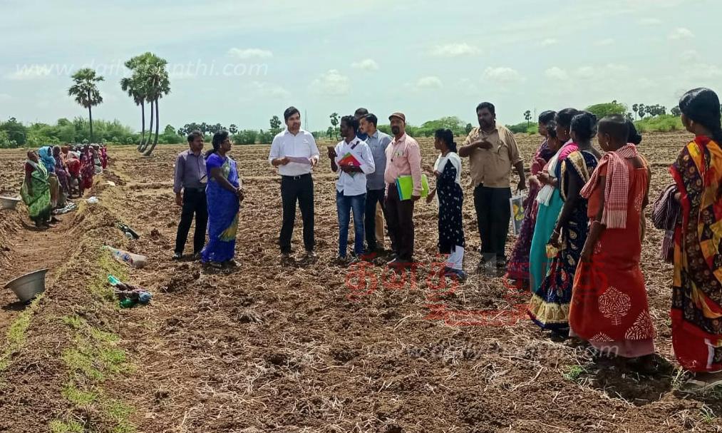 Assistant Collector inspects Development Project works | வளர்ச்சி திட்ட ...
