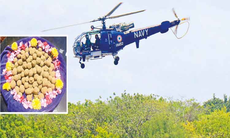 Seed balling by helicopters to increase tree plantation in Tamil Nadu ...