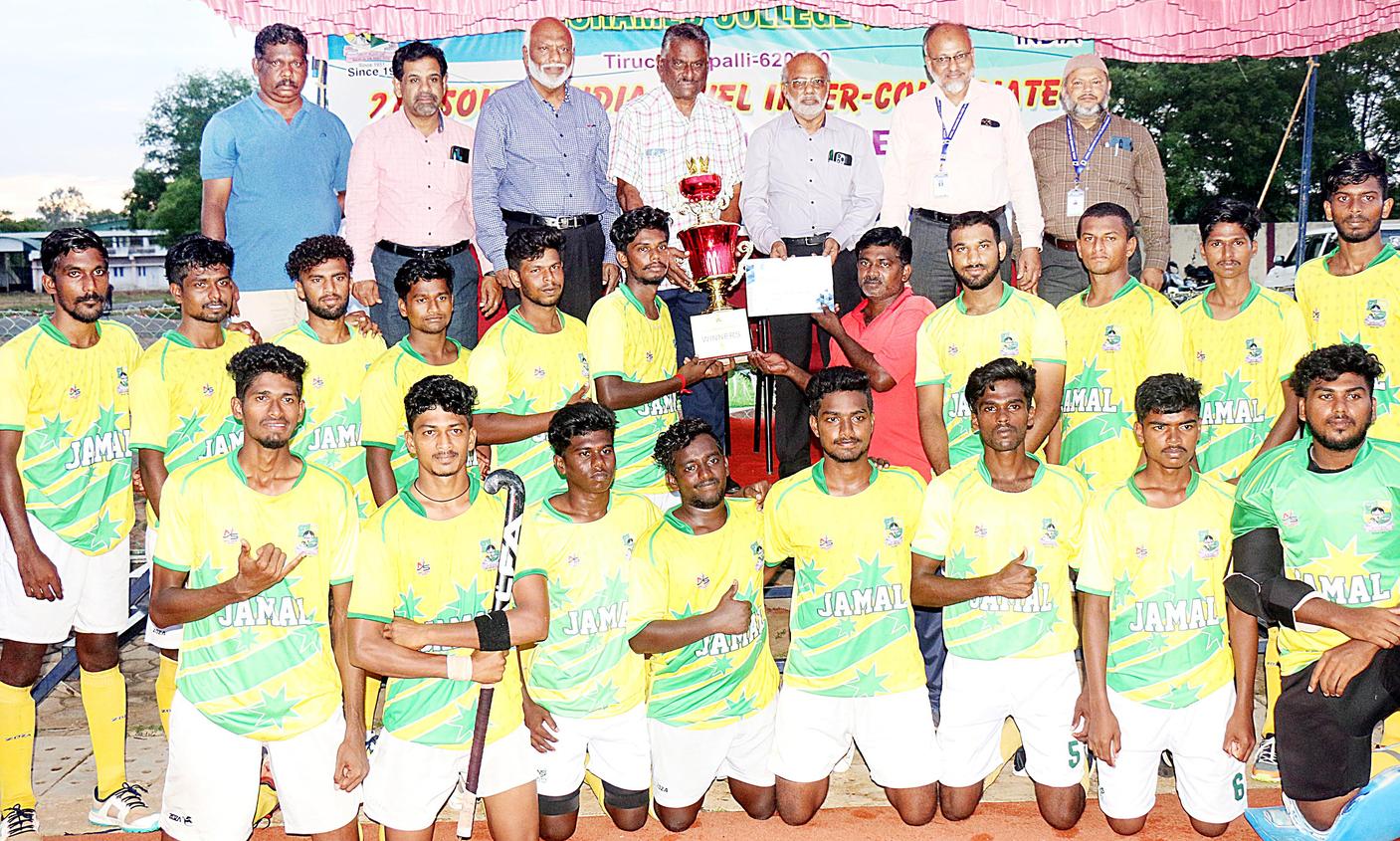 Jamal Muhammed College, Trichy is the champion in the South Indian ...