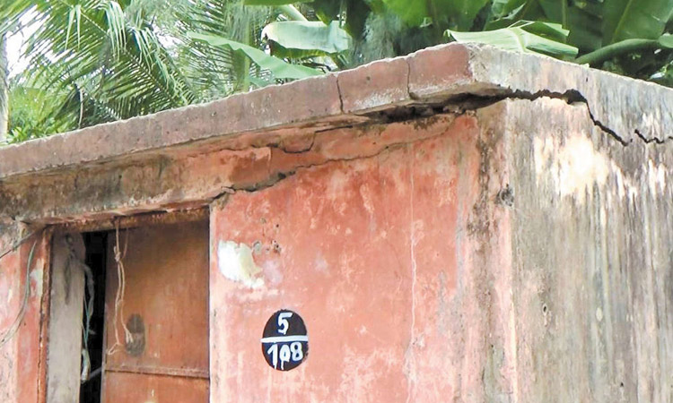 Request to take action on Irular residences which are collapsing ...