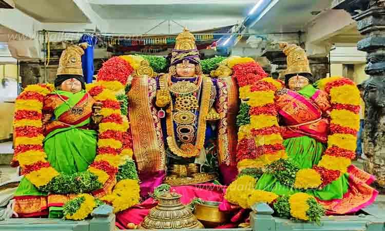 Brahmotsava ceremony at Periya Perumal temple | பெரிய பெருமாள் கோவிலில் ...