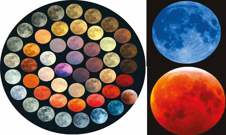 Moon that changes color | நிறம் மாறும் நிலா