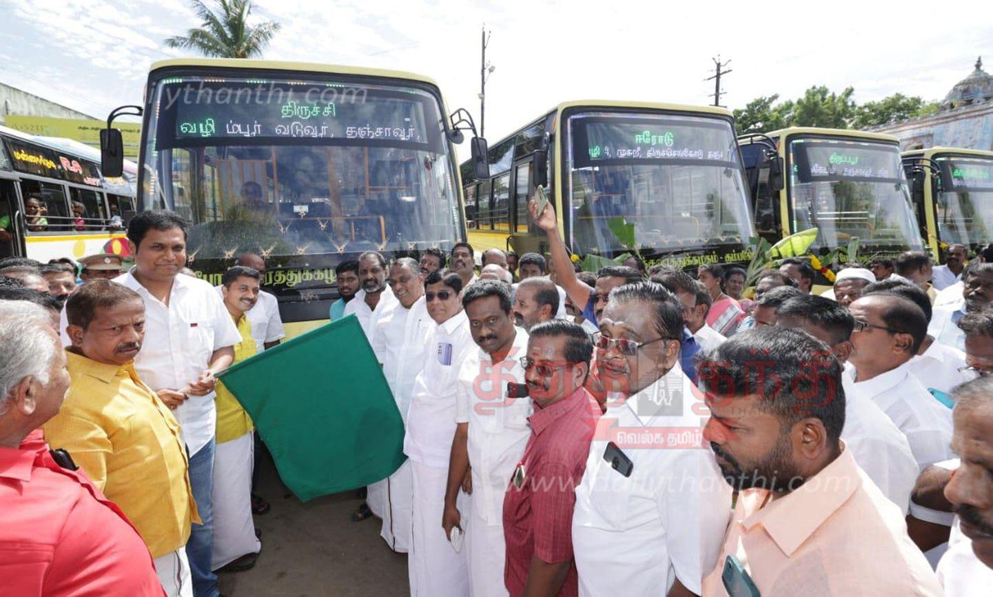 New buses to Chennai, Trichy | சென்னை, திருச்சிக்கு புதிய பஸ்கள்