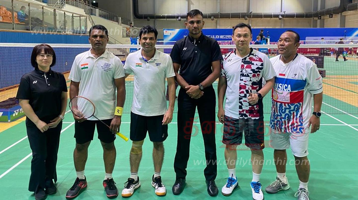 World Champion Badminton Tournament in South Korea: Erode athlete ...