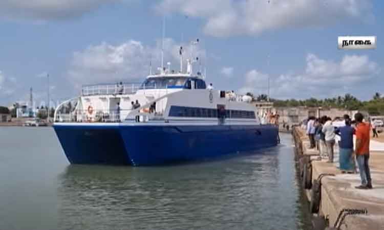 India-Sri Lanka Cruise Ship service begins on 10th - trial run today at ...