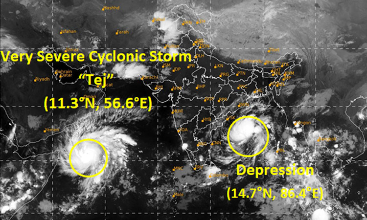 Cyclone Tej Intensifies into Super Cyclone: India Meteorological ...