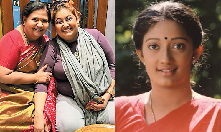 Is this actress Kanaka...? Fans are shocked by the photo shared by Kutty Padmini...! | நடிகை ...