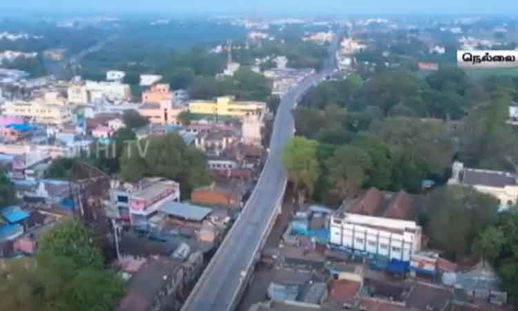 Ahead of New Year, traffic is blocked on the Nellai Vannarpettai Bridge ...