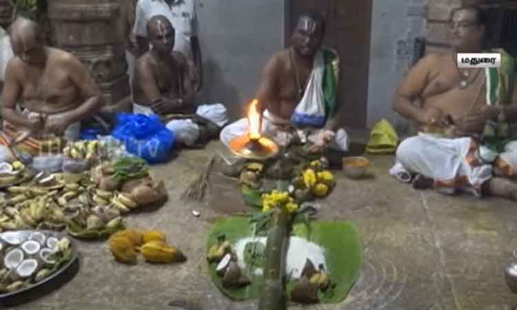 Madurai Kallazhaghar Chitrai Festival – started with Mugurtha Chappara ...