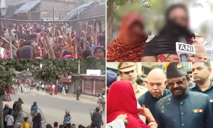 West Bengal: Women in Sandeshkhali agitating over alleged atrocities by TMC leader | திரிணாமுல் ...