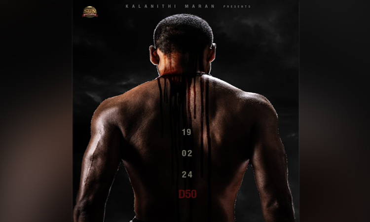 The first look poster release date of Dhanush's ' D-50' directed by ...