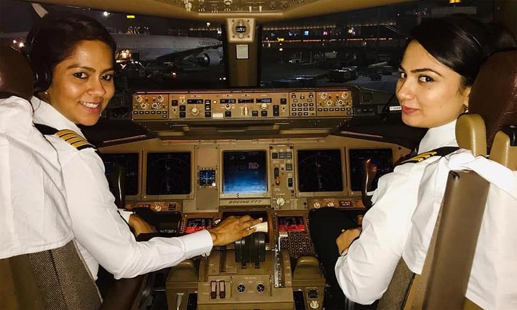 India has the highest number of female pilots - Commission for Women ...