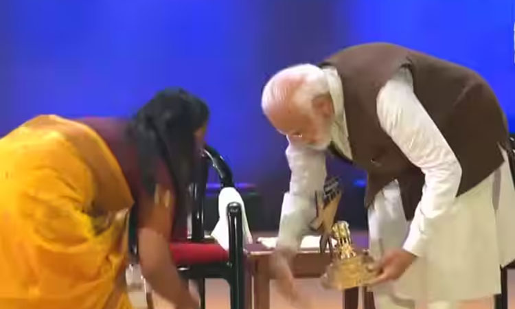 National Creators Awards Ceremony; PM Modi touched Tamil Nadu woman's ...