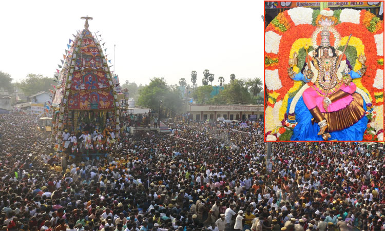 Melmalayanur Angalamman temple chariot procession | மேல்மலையனூர் கோவில் ...