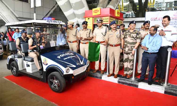 'Airport Police Patrol Scheme' in Chennai - Commissioner of Police ...