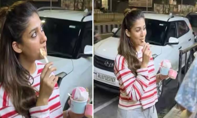 Video: Nayanthara, Vignesh Shivan go on ice cream date with friends ...
