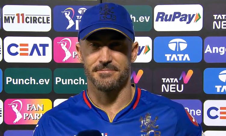 This is the reason for the defeat against Hyderabad - du Plessis ...