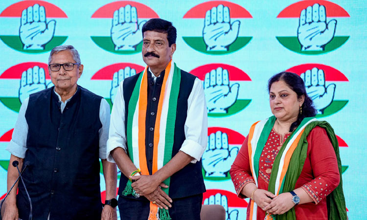 Former Tamil Nadu DGP Mohan Prakash joined Congress | காங்கிரசில் ...
