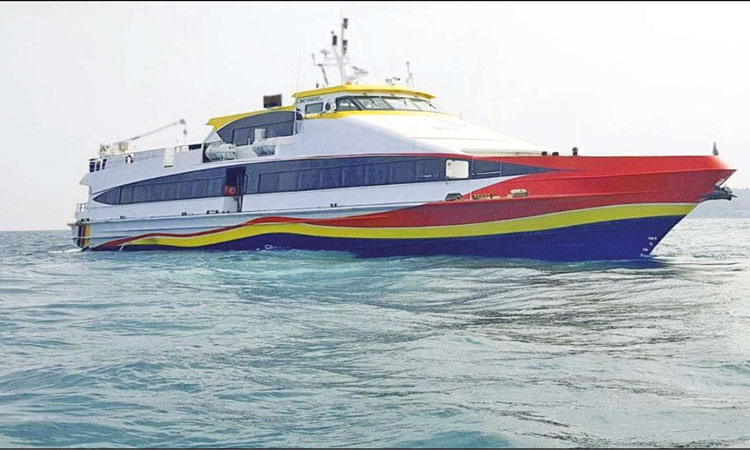 The passenger ship 'Sivagangai' which is going to Sri Lanka will arrive ...