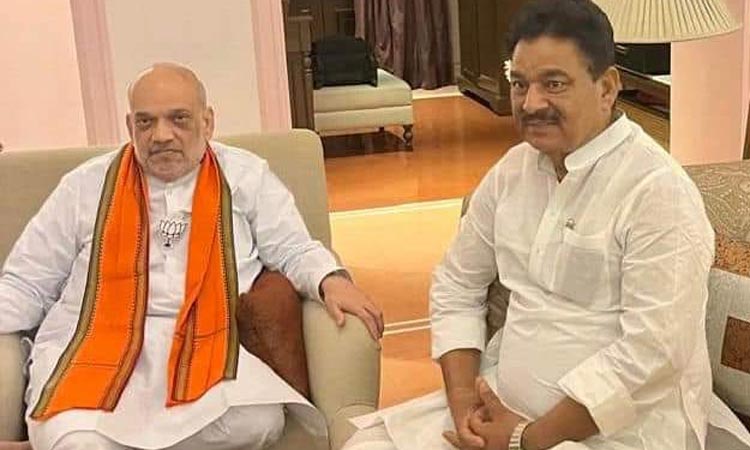 SP neta Narad Rai praises PM Narendra Modi, meets Amit Shah | அமித்ஷா ...