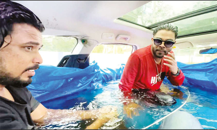 Kerala YouTuber Sanju Techy Booked For Setting Up Swimming Pool Inside ...