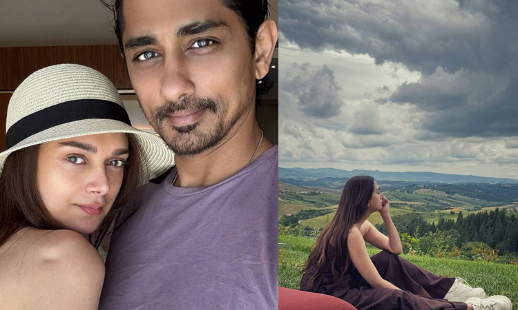 Aditi Rao Hydari and Siddharth bask in the Tuscan sun on their Italian ...