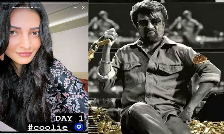 ரஜினிகாந்தின் ‘கூலி’ படத்தில் இணைந்த சுருதிஹாசன் | Shruti Haasan ...