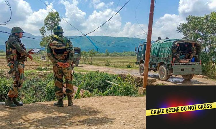 மணிப்பூரில் துப்பாக்கி சண்டை , Gunfight breaks out in Manipur